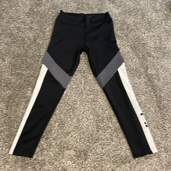 adidas | Pants & Jumpsuits | Adidas Aeroready Colorblock Logo Leggings ...